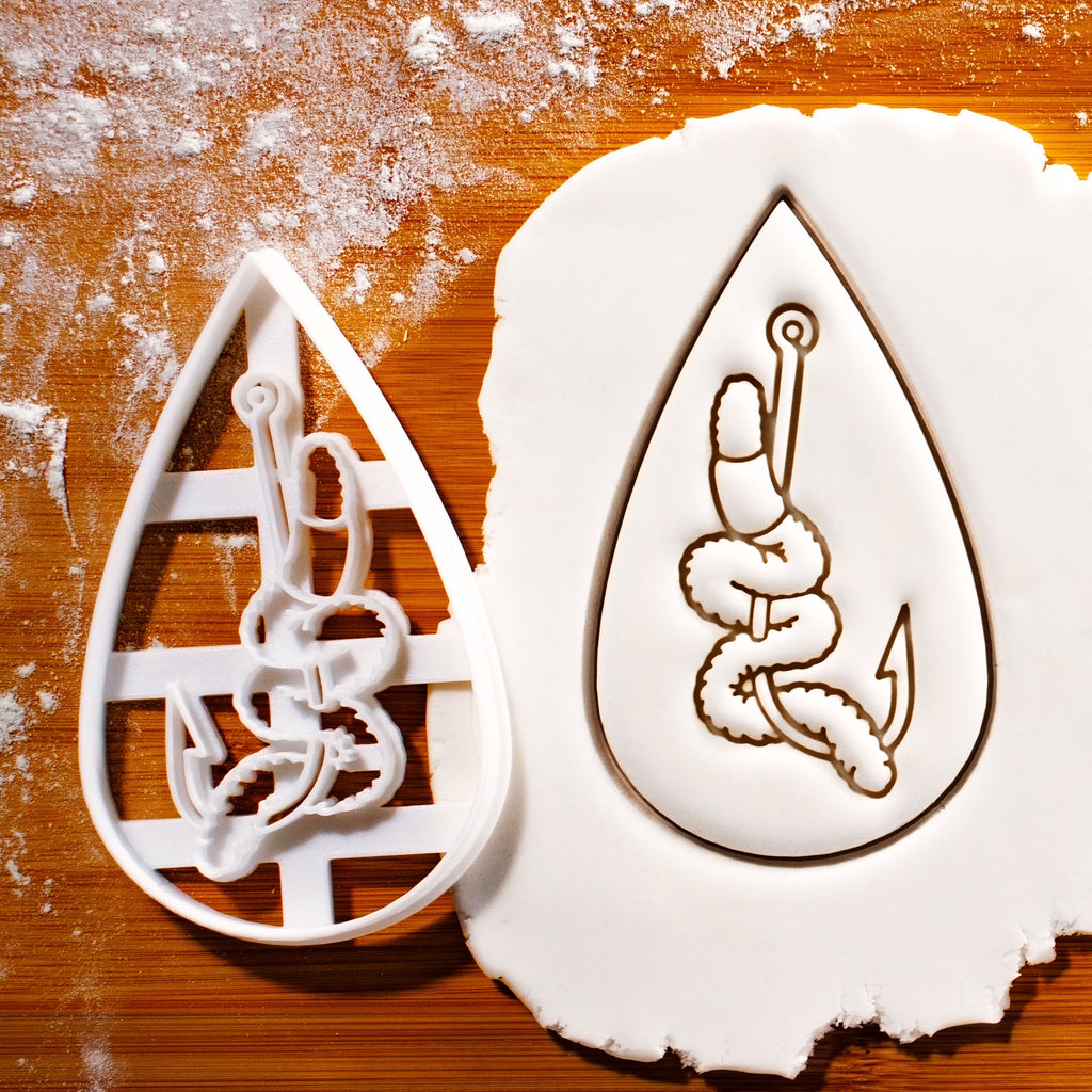 Worm Bait Cookie Cutter – Bakerlogy