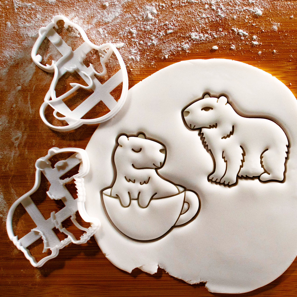 Set of 2 Capybara Cookie Cutters – Bakerlogy