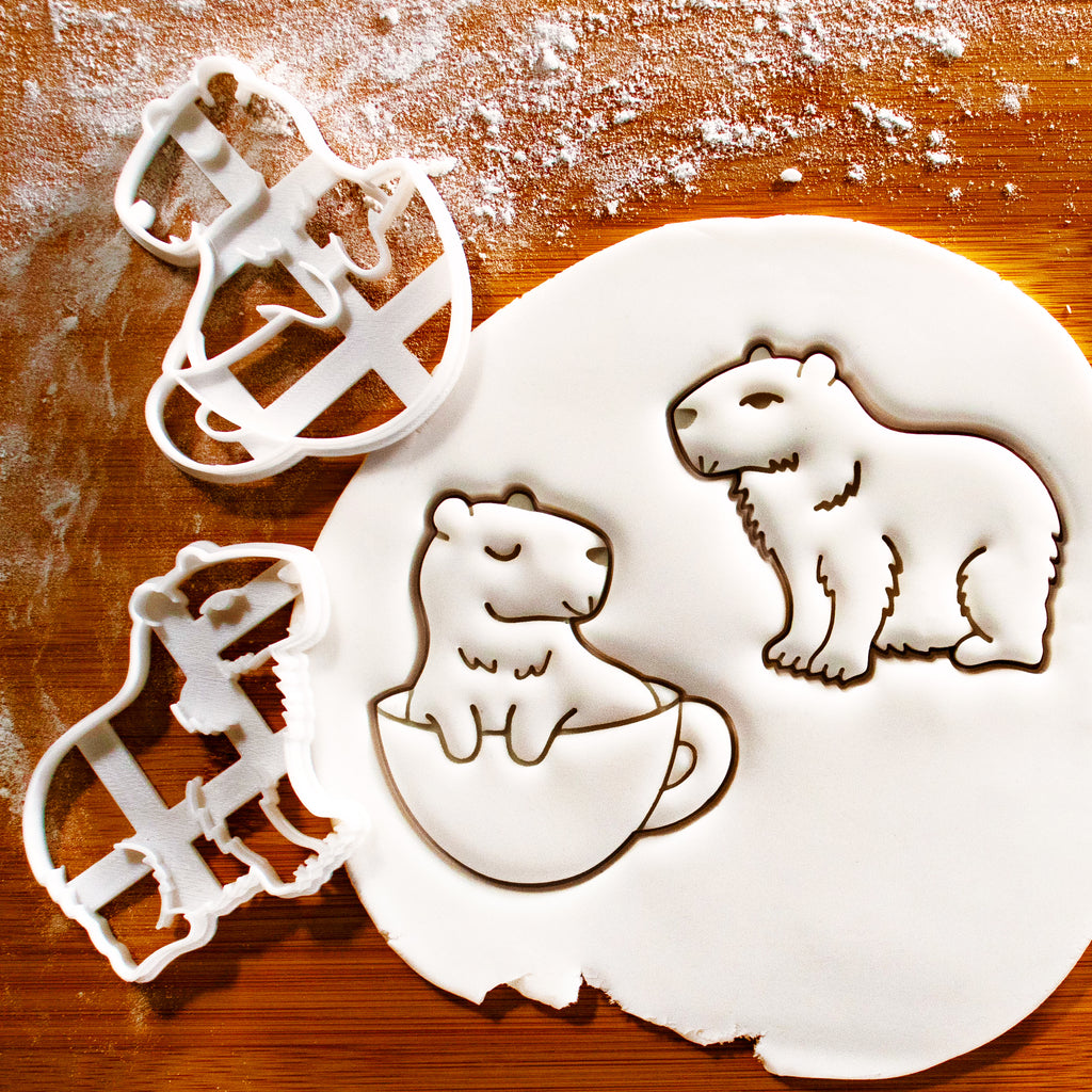 Set of 2 Capybara Cookie Cutters – Bakerlogy