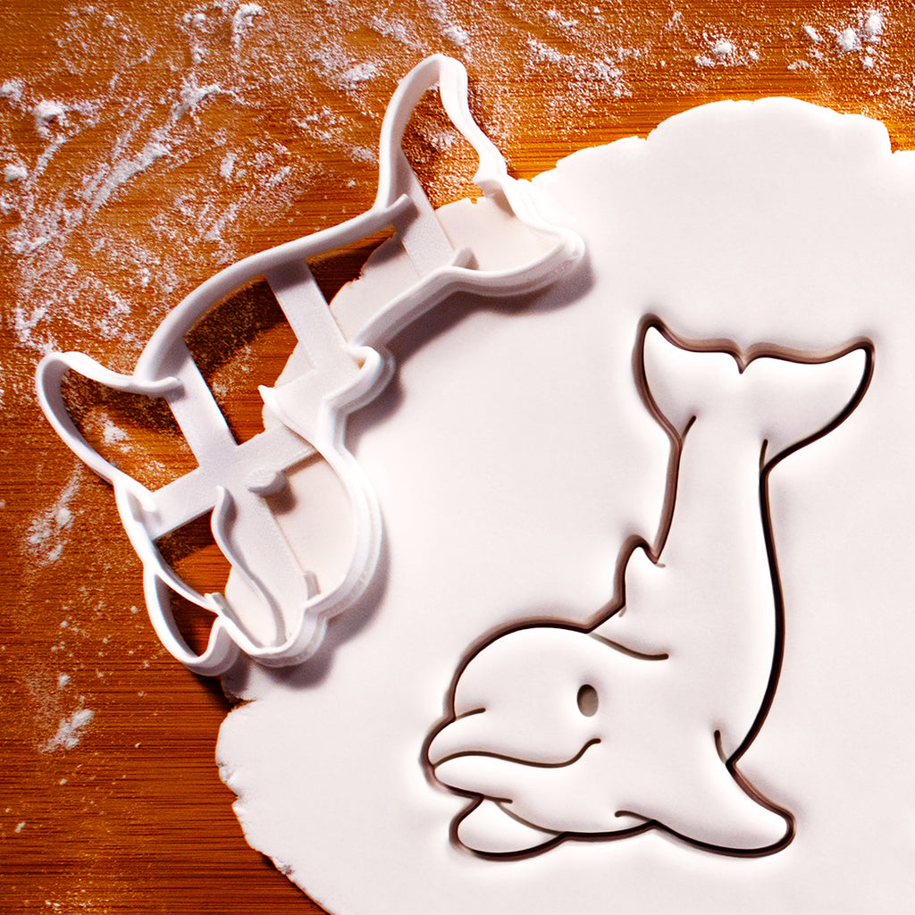 Playful Dolphin Cookie Cutter – Bakerlogy