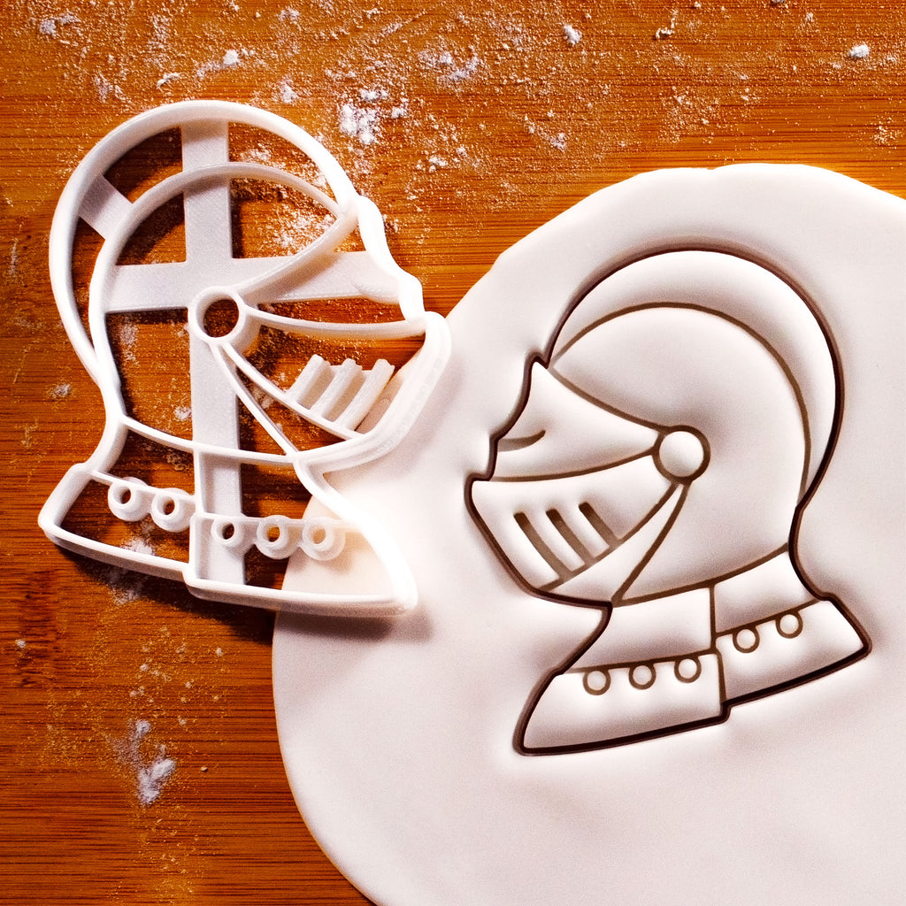 Basic Knight Helmet Cookie Cutter – Bakerlogy