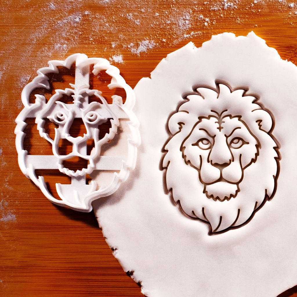 Lion Face Cookie Cutter – Bakerlogy