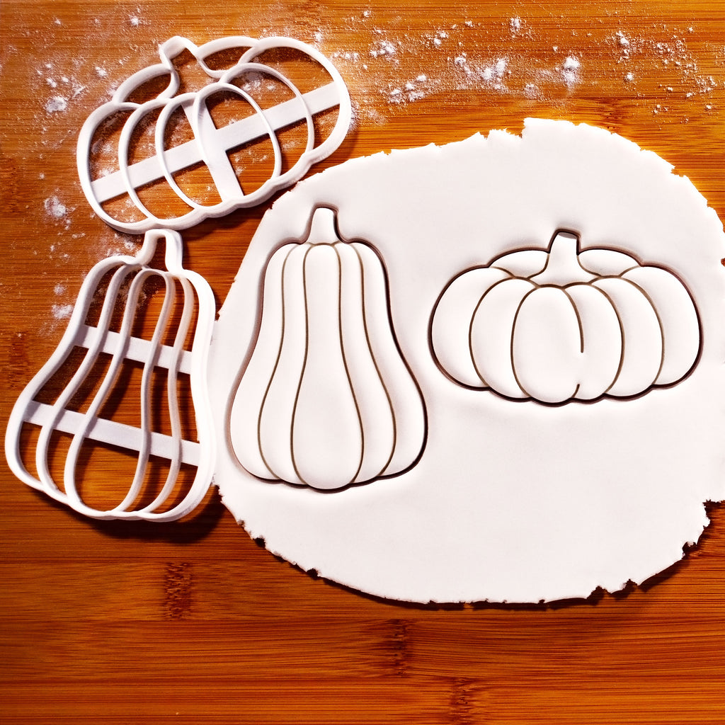 Set of 2 Pumpkin Cookie Cutters – Bakerlogy
