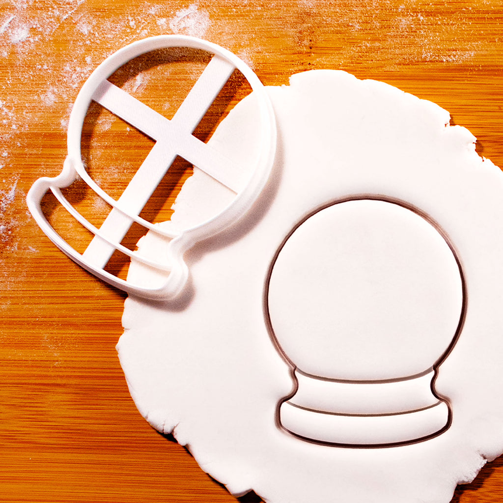 Blank Crystal Ball Cookie Cutter – DIY Mystical Fondant Stamp – Bakerlogy