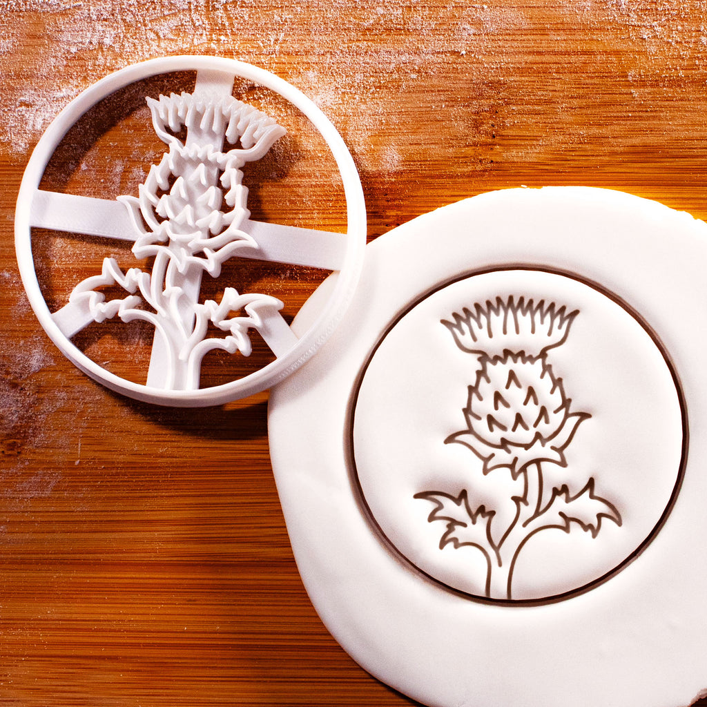 Thistle Flower Cookie Cutter – Scottish Wildflower Biscuit & Fondant ...