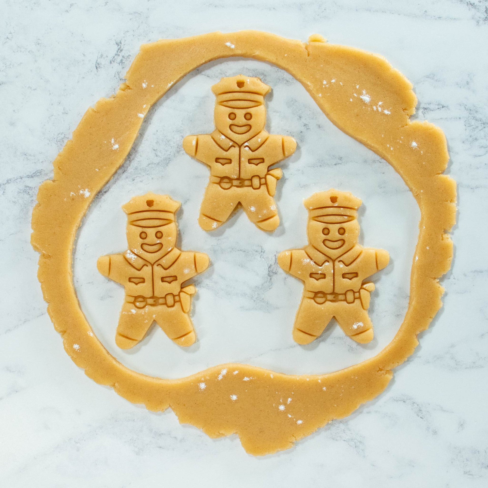 Police Officer Gingerbread Cookie Cutter – Bakerlogy