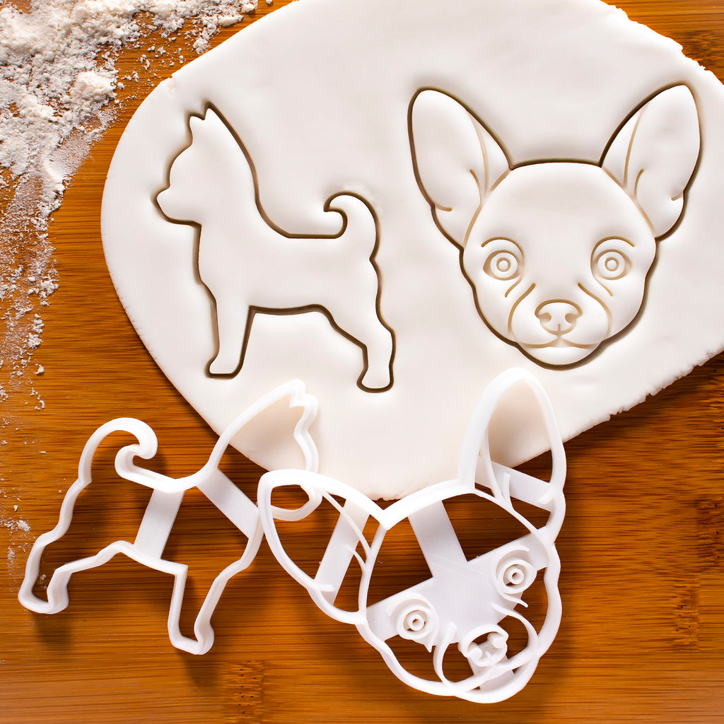 Set of 2 Chihuahua Cookie Cutters – Bakerlogy