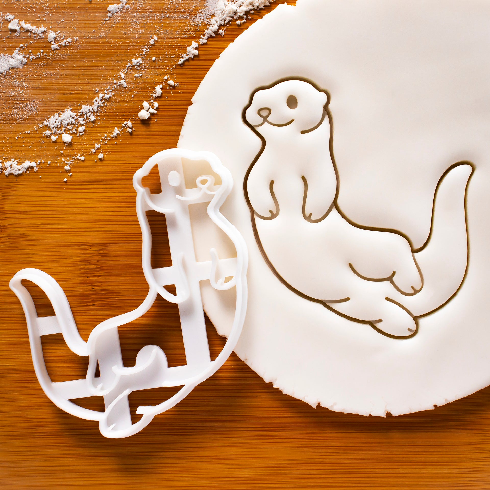 Set of 2 Sea Otters Cookie Cutters – Bakerlogy