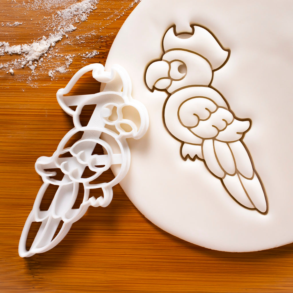 Pirate Parrot Cookie Cutter – Bakerlogy