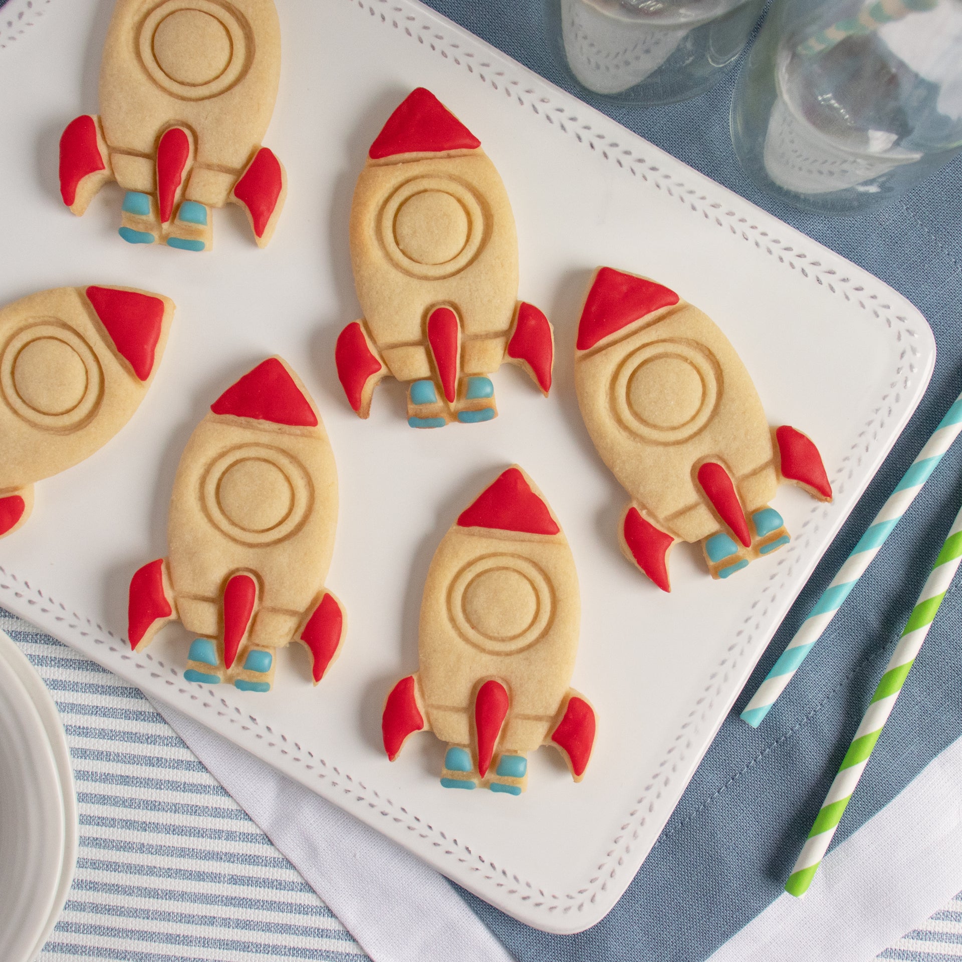 Space Rocket Cookie Cutter – Bakerlogy