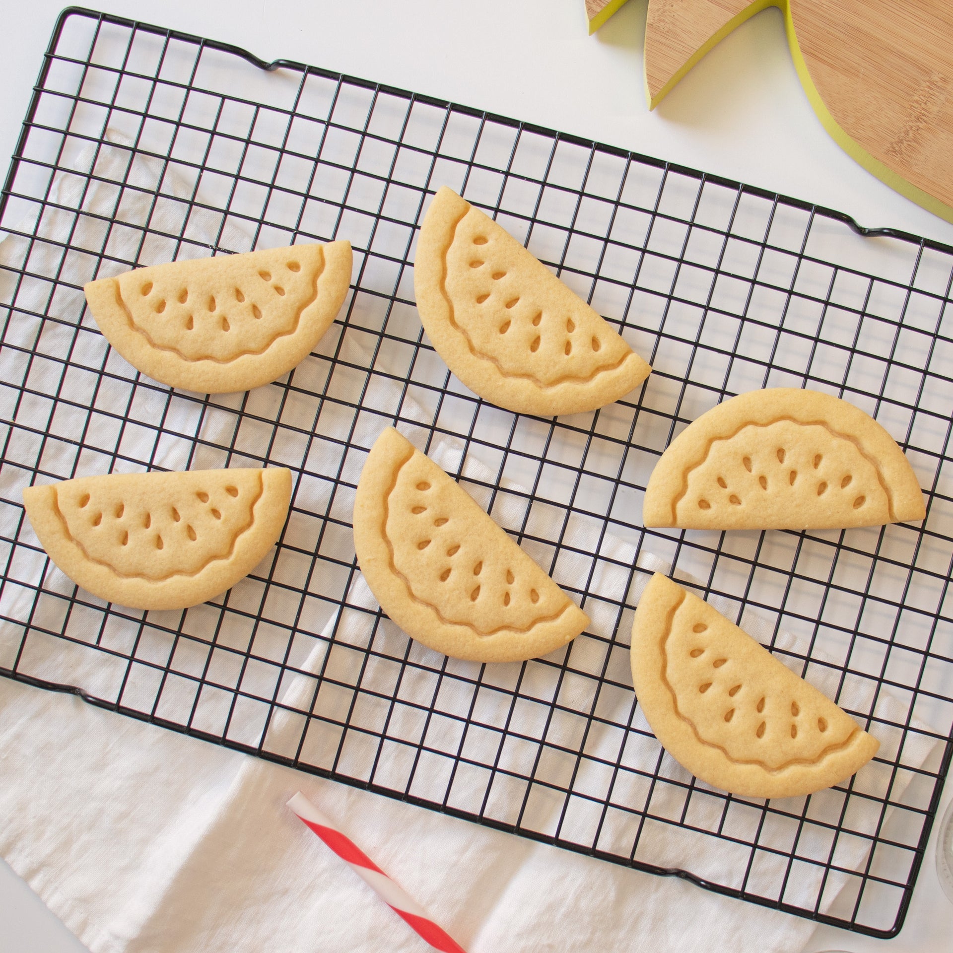 Watermelon Cookie Cutter – Summer Fruit Fondant Stamp – Bakerlogy