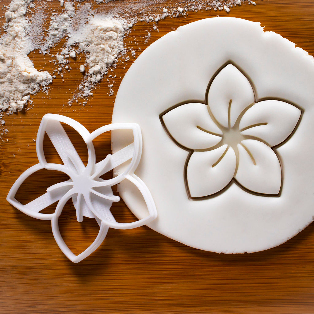 Frangipani Flower Cookie Cutter – Bakerlogy
