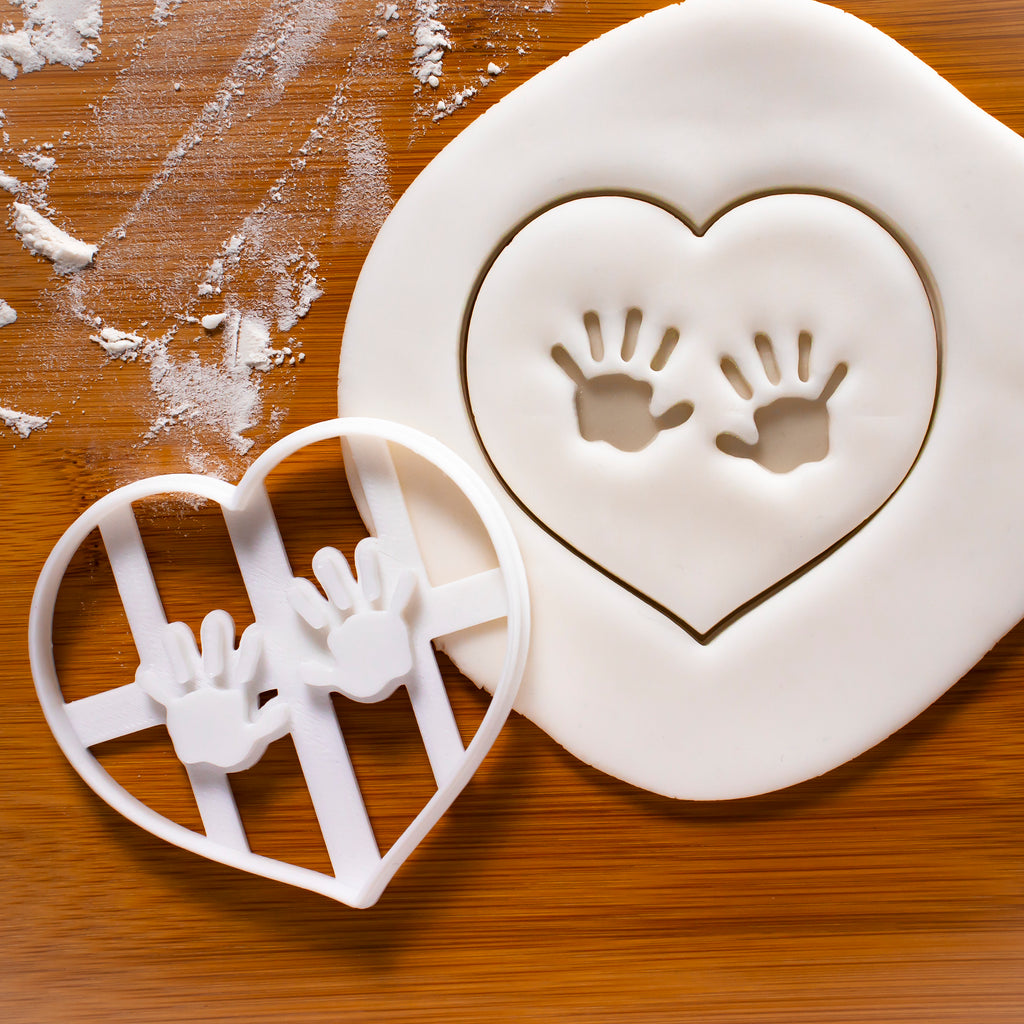 Baby Hand Prints Cookie Cutter – Bakerlogy