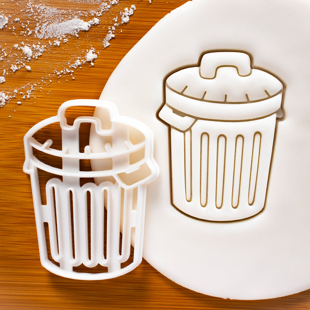 Rubbish Bin (Garbage Trash Can) Cookie Cutter – Bakerlogy