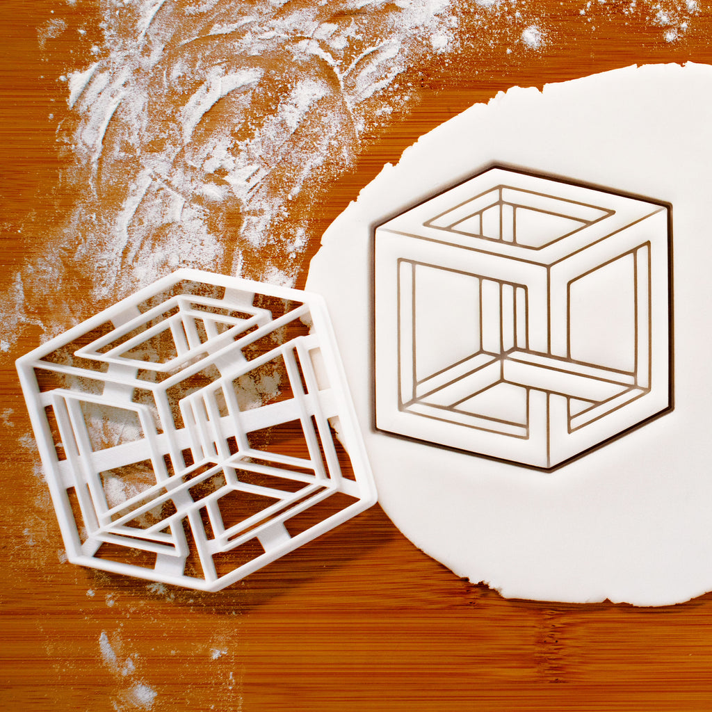 Impossible Cube Cookie Cutter – Bakerlogy