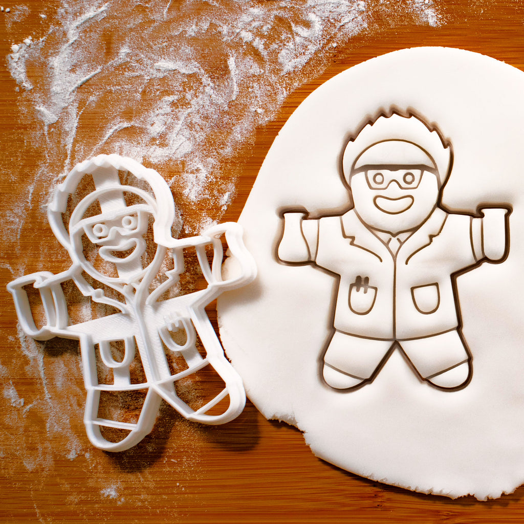 Gingerbread Scientist Cookie Cutter – Bakerlogy