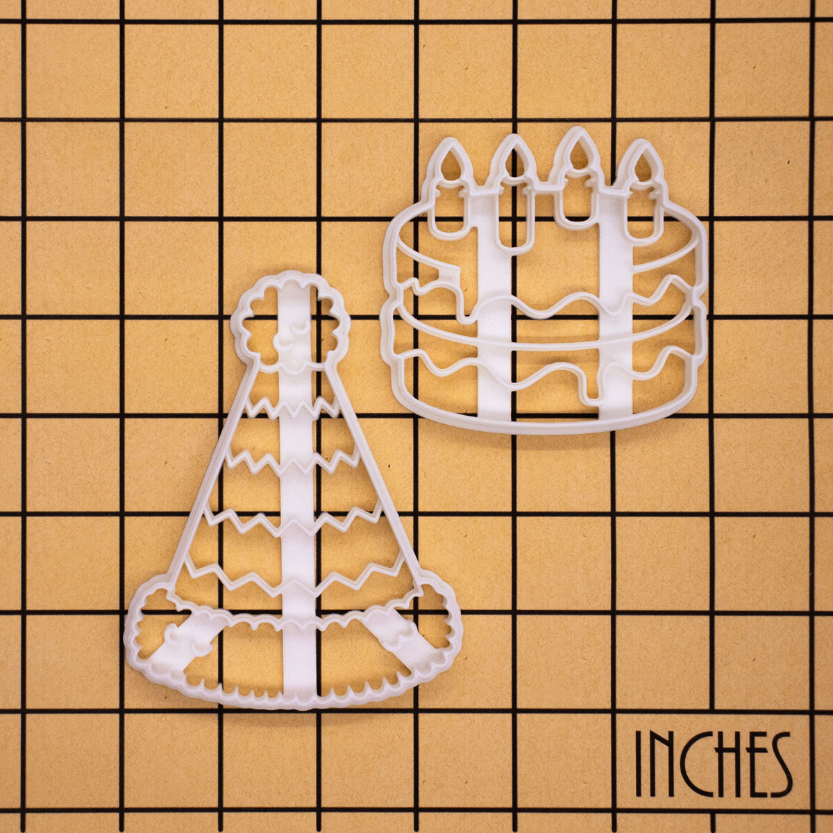 Birthday Cake and Party Hat Cookie Cutters – Bakerlogy